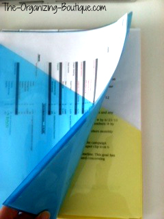 Organizing Paperwork in Binders | Paper Organization