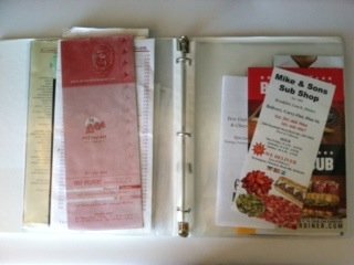 Menu Organizer | Kitchen Cabinet Organization